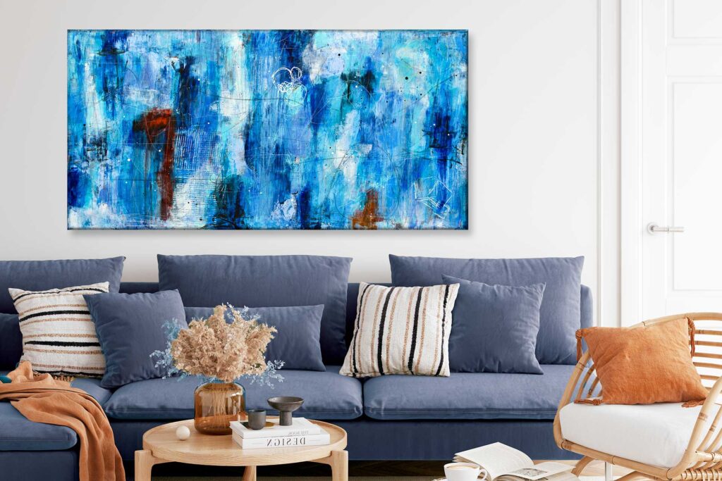 Flotte moderne malerier | Eksklusiv samtidskunst i trendy designs