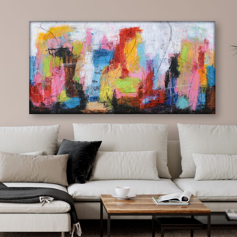 Flotte moderne malerier | Eksklusiv samtidskunst i trendy designs